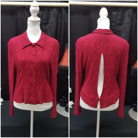 karin stevens | Tops | Vintage Karin Stevens Open Back Blouse | Poshmark